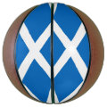 Fullsize Basketball with Flag of Scotland, UK | Zazzle