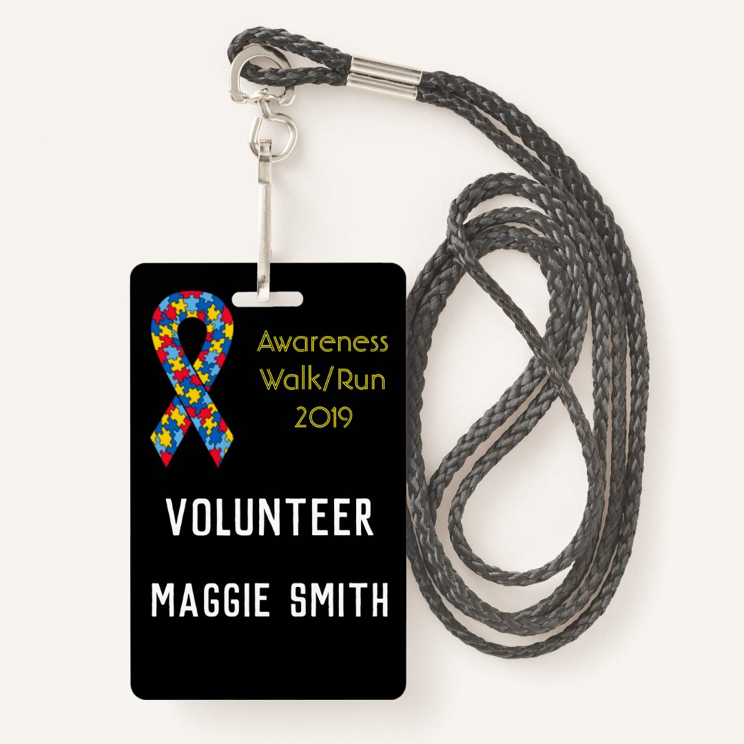 Fully Customizable Autism badge | Zazzle