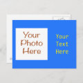 Fully Customizable Basic Postcard | Zazzle