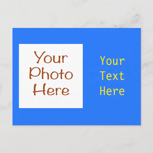 Fully Customizable Basic Postcard | Zazzle