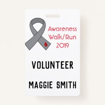 Fully Customizable Diabetes Ribbon badge | Zazzle