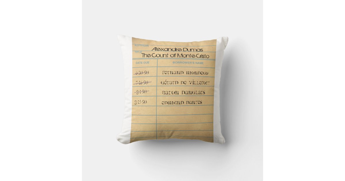 Fully Customizable Library Pillow | Zazzle