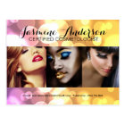 Fully Customizable Makeup Artist Comp Card | Zazzle.com