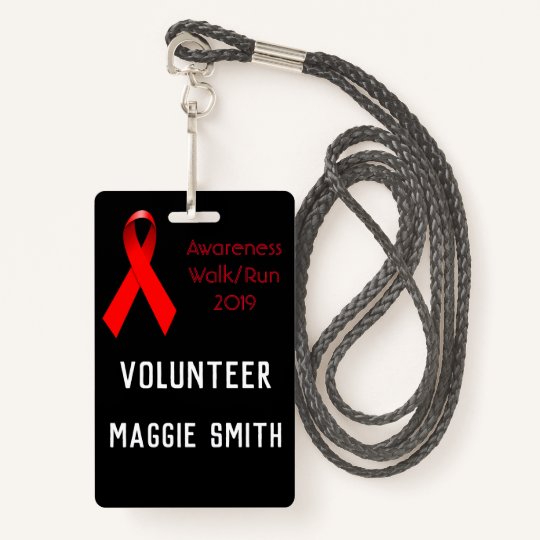 Fully Customizable Volunteer badge | Zazzle.com