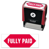 "FULLY PAID" Rubber Stamp | Zazzle