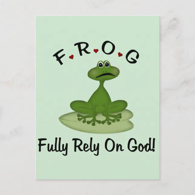 Fully Rely on God Postcard | Zazzle