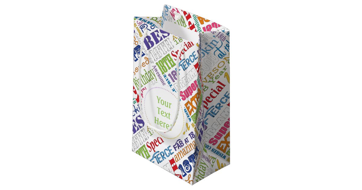 Fun 18th Birthday Party Favors Personalized Small Gift Bag Zazzle fun-18th-birthday-party-favors-personalized-small-gift-bag-zazzle