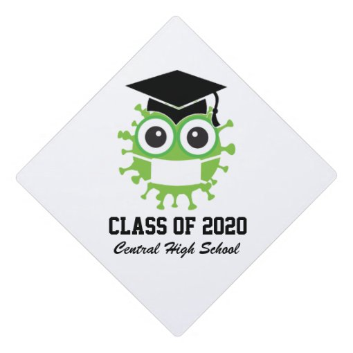 Fun 2020 Coronavirus Graduation Graduation Cap Topper | Zazzle