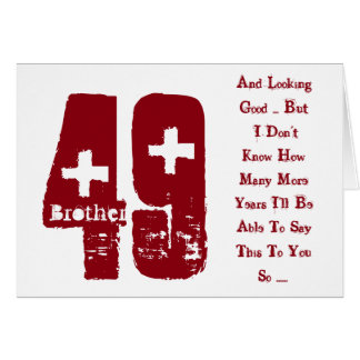 49th Birthday Cards - Greeting & Photo Cards | Zazzle