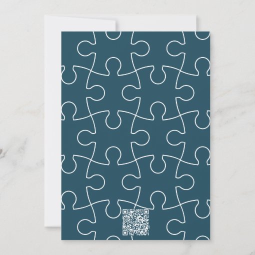 Fun 9th Birthday Puzzle Themed Party Invite Card | Zazzle