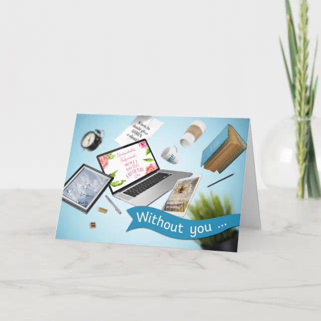 Fun Admin Professionals Day Card- The Chaos Theory Card | Zazzle