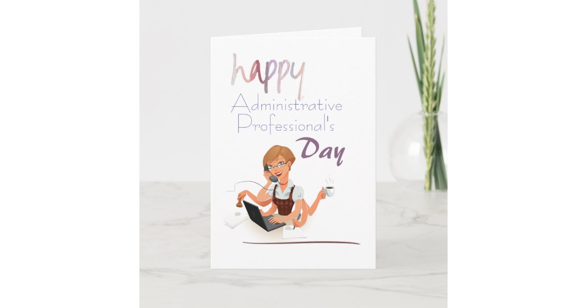 Fun Administrative Professional's Day Card | Zazzle