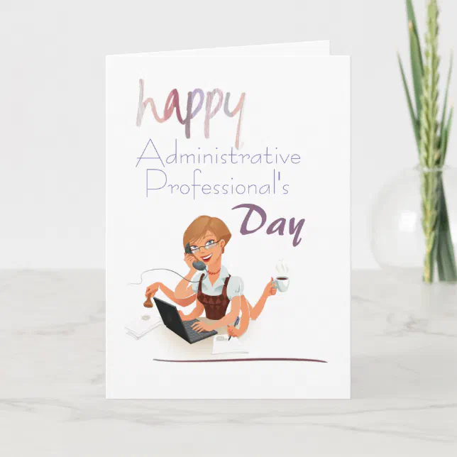 Fun Administrative Professional's Day Card | Zazzle