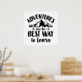 Fun adventure word art poster | Zazzle