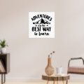 Fun adventure word art poster | Zazzle