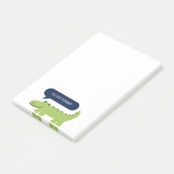Fun Alligator Personalized Post-it Notes | Zazzle