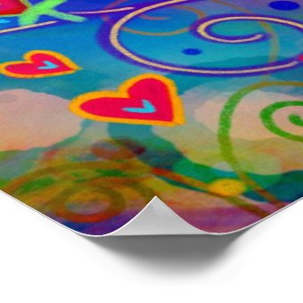 Fun and Cheerful Spread Kindness Classroom Poster | Zazzle