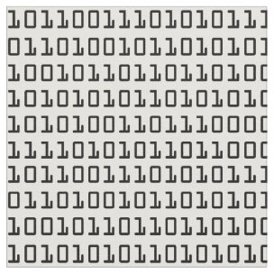 Fun and Cool Computer Binary Code Pattern Fabric | Zazzle