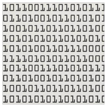 Fun and Cool Computer Binary Code Pattern Fabric | Zazzle