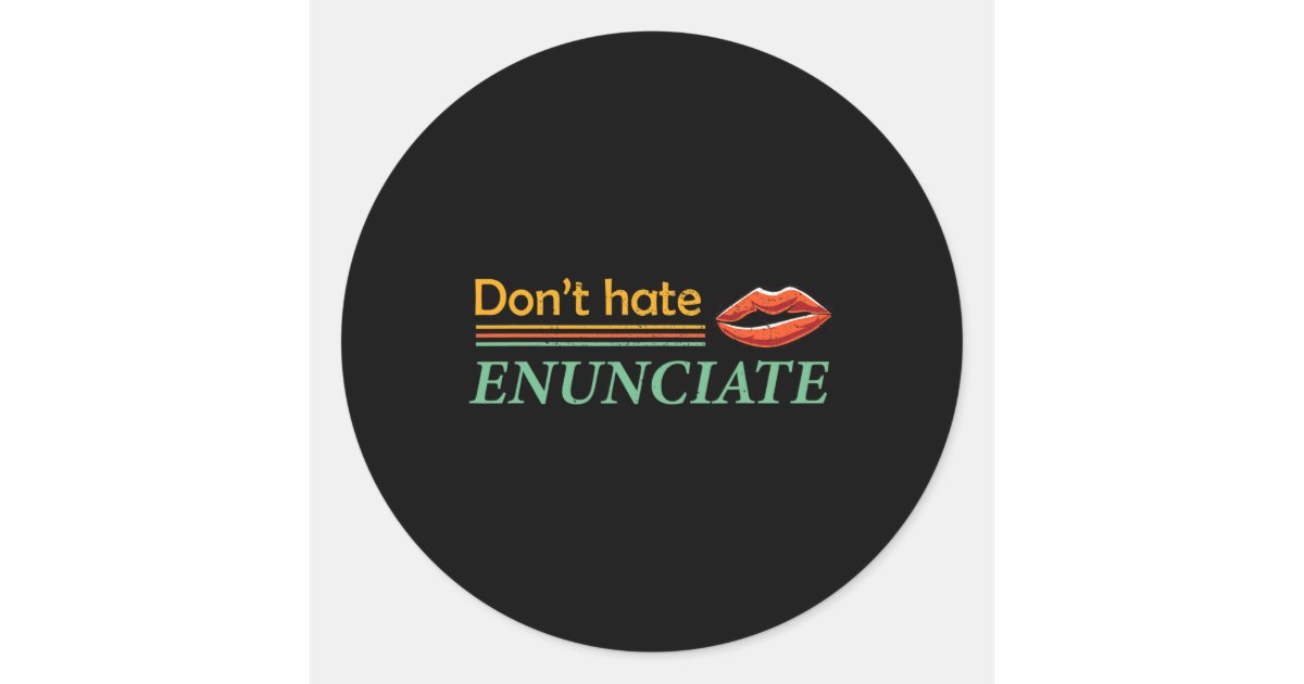 Fun Asl Sign Language Lip Reading Deaf Awareness 1 Classic Round ...