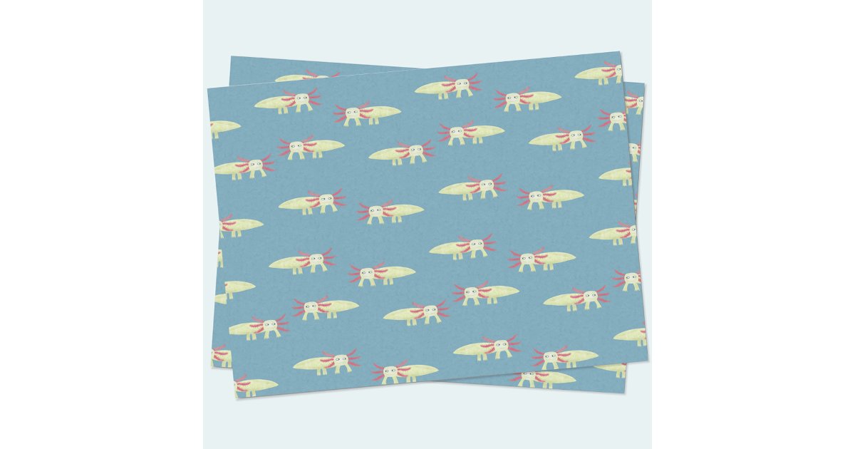 Fun Axolotl Tissue Paper | Zazzle