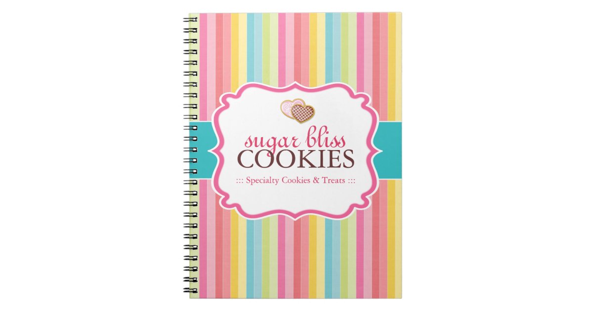 Fun Bakery Note Book | Zazzle