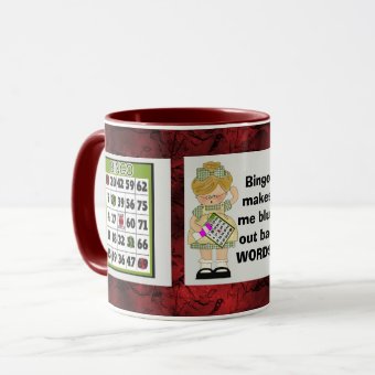 Fun Bingo Mug | Zazzle