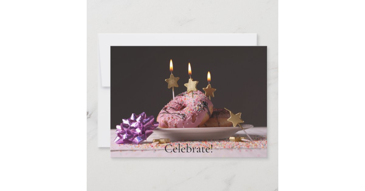 Fun Birthday Celebration Flat Card | Zazzle