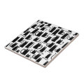 Fun Black Cat Ceramic Tile | Zazzle