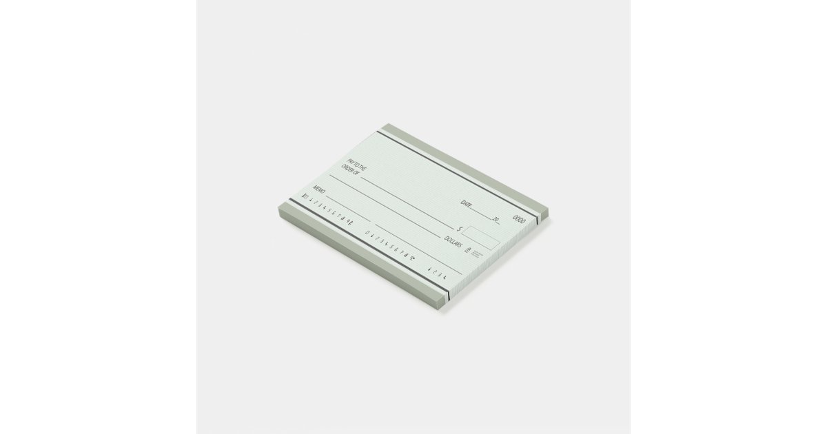Fun "Blank Rain Checks" Post-it Notes | Zazzle