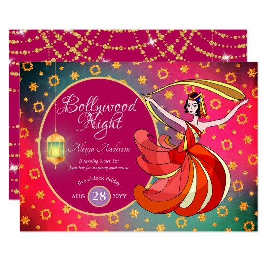 Fun BOLLYWOOD Dance Music Party ANY EVENT Invitation | Zazzle.com