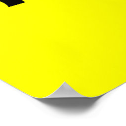 Fun Bright Yellow Motivational Quote Poster | Zazzle