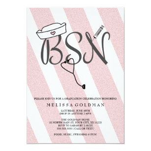 Bsn Graduation Invitations | Zazzle