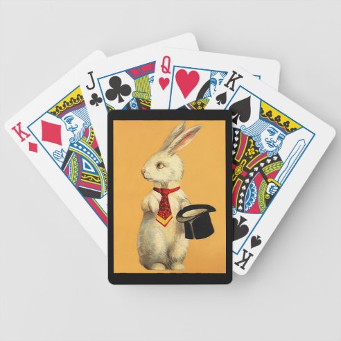 Rabbit Playing Cards | Zazzle