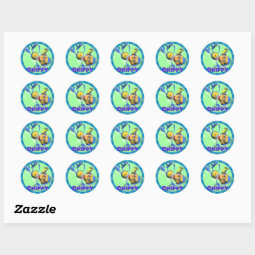 Fun Chippy Stickers | Zazzle