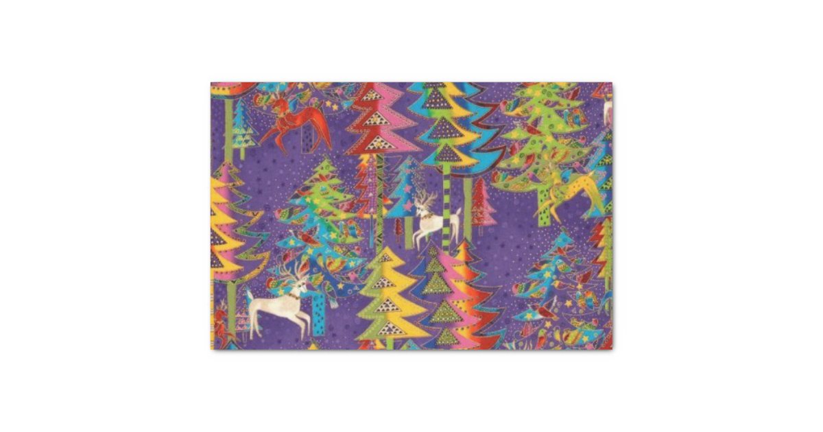 Fun Christmas pattern tissue paper | Zazzle
