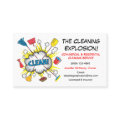 Fun Cleaning Service business cards | Zazzle