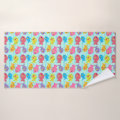 Fun Colorful Summer Fish Pattern Bath Towel Set | Zazzle