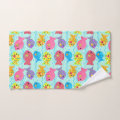 Fun Colorful Summer Fish Pattern Bath Towel Set | Zazzle