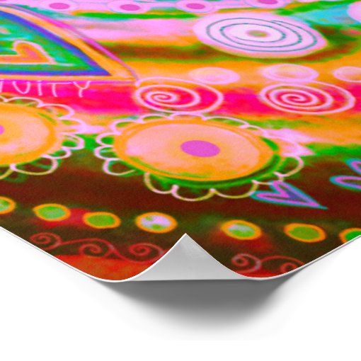 Fun Colorful Thankful for Today Inspirivity Poster | Zazzle