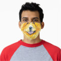 Fun colorful unisex Chow-chow Face Mask | Zazzle