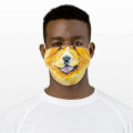 Fun colorful unisex Chow-chow Face Mask | Zazzle