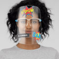 Fun Comic Book Superhero Face Shield | Zazzle