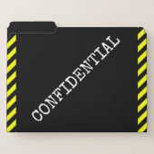 Fun "CONFIDENTIAL" File Folder Set | Zazzle