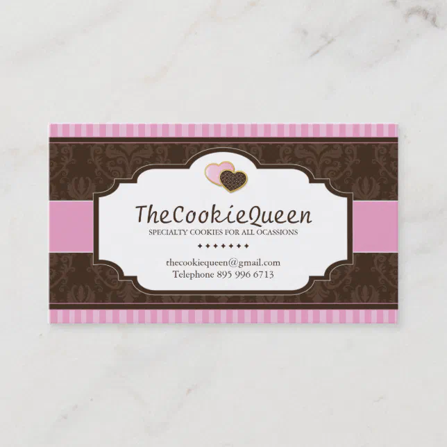 Fun Cookie Bakery Business Card | Zazzle