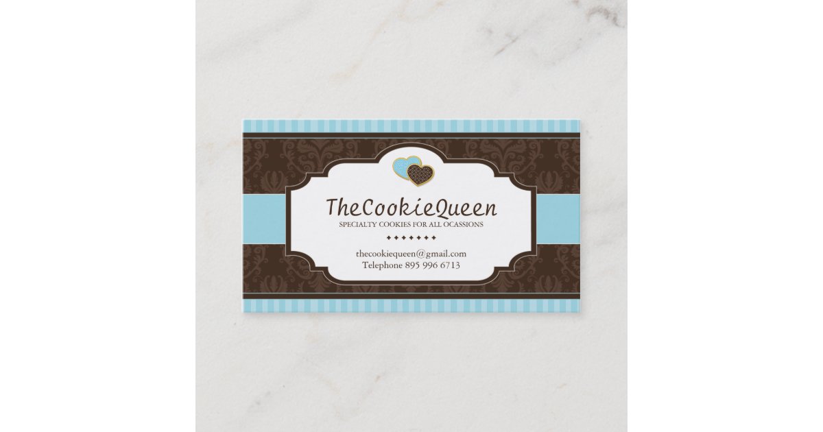 Fun Cookie Bakery Business Card | Zazzle