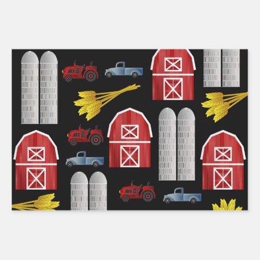 Fun Country Farm Wrapping Paper Sheets | Zazzle