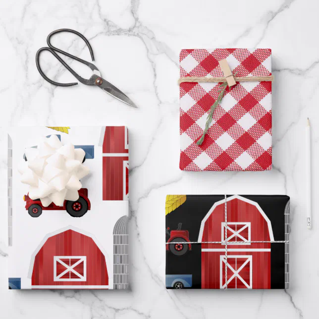 Fun Country Farm Wrapping Paper Sheets | Zazzle