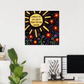 Fun “Create Your Own Sunshine” Classroom Poster | Zazzle