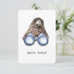 Fun Custom Bird Watching Birthday Party Invite | Zazzle